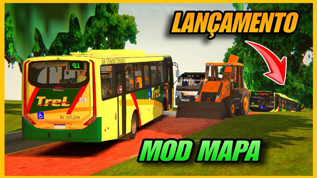 🟡 proton bus simulator - LANÇAMENTO! MOD MAPA! C/ ZONA RURAL E CIDADE ...