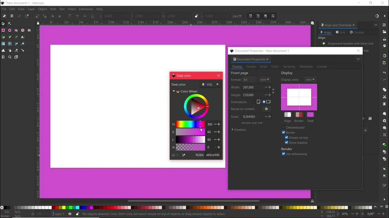 VideoCourse Inkscape Lesson 02 - Manage Work Space, Keyboard Shortcuts, Custom Shortcut Keys ...