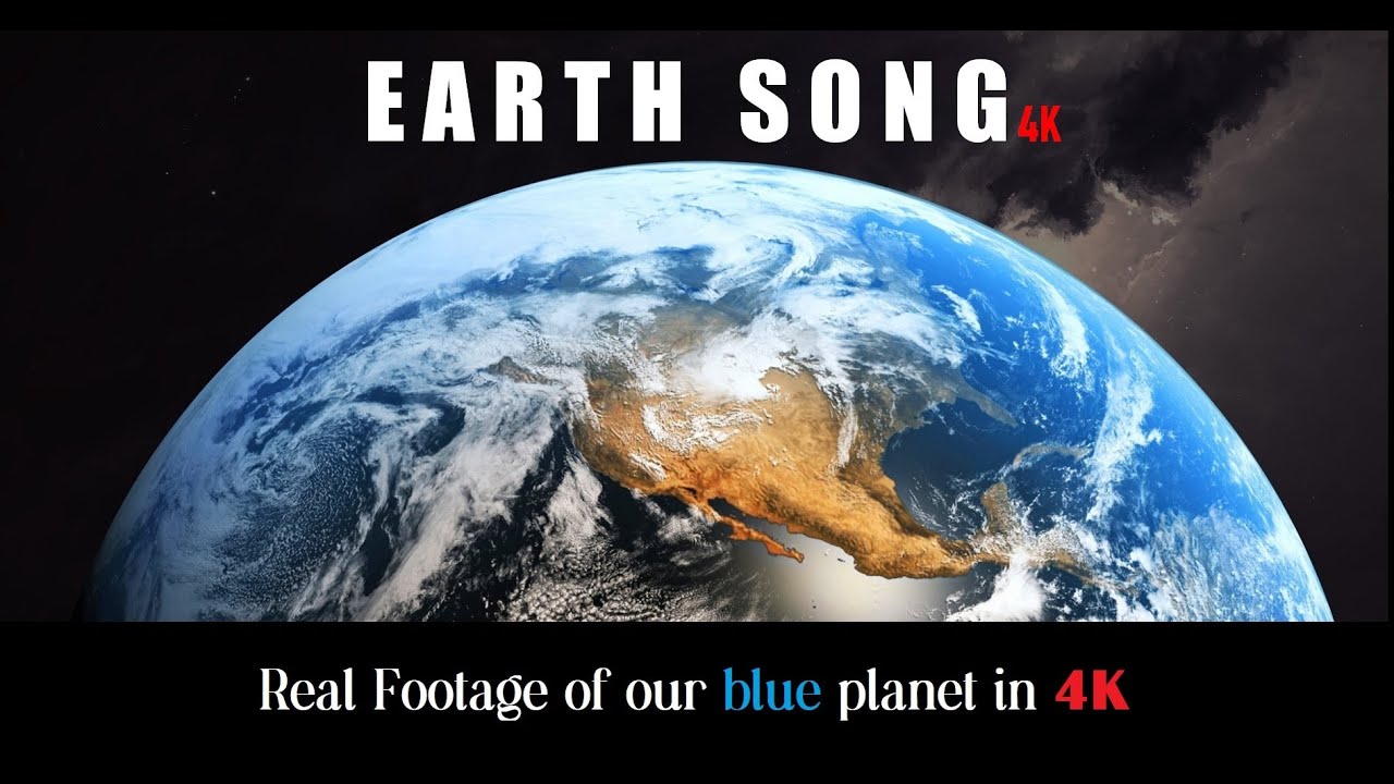 Earth from Space | Stunning 4K NASA Visuals & Poetic Earth Song - YouTube