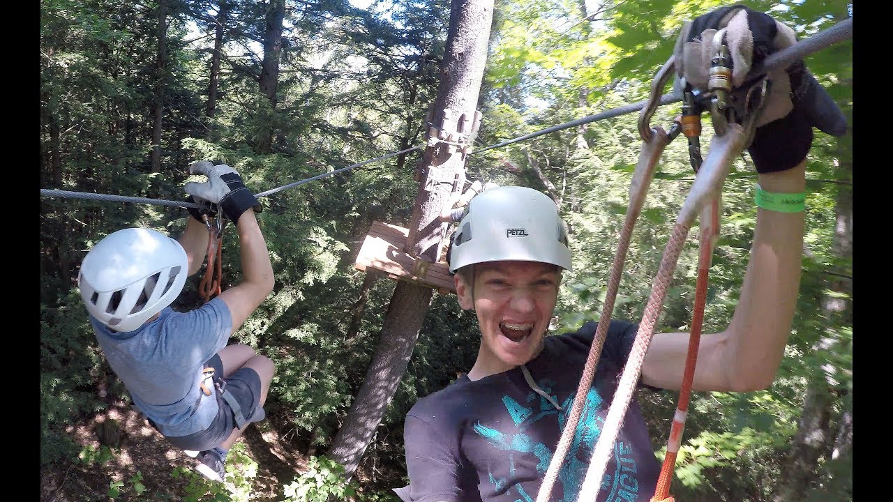 CRAZY Zip Line Aerial ADVENTURE! 🚀Youtube Family vlog e415 - YouTube