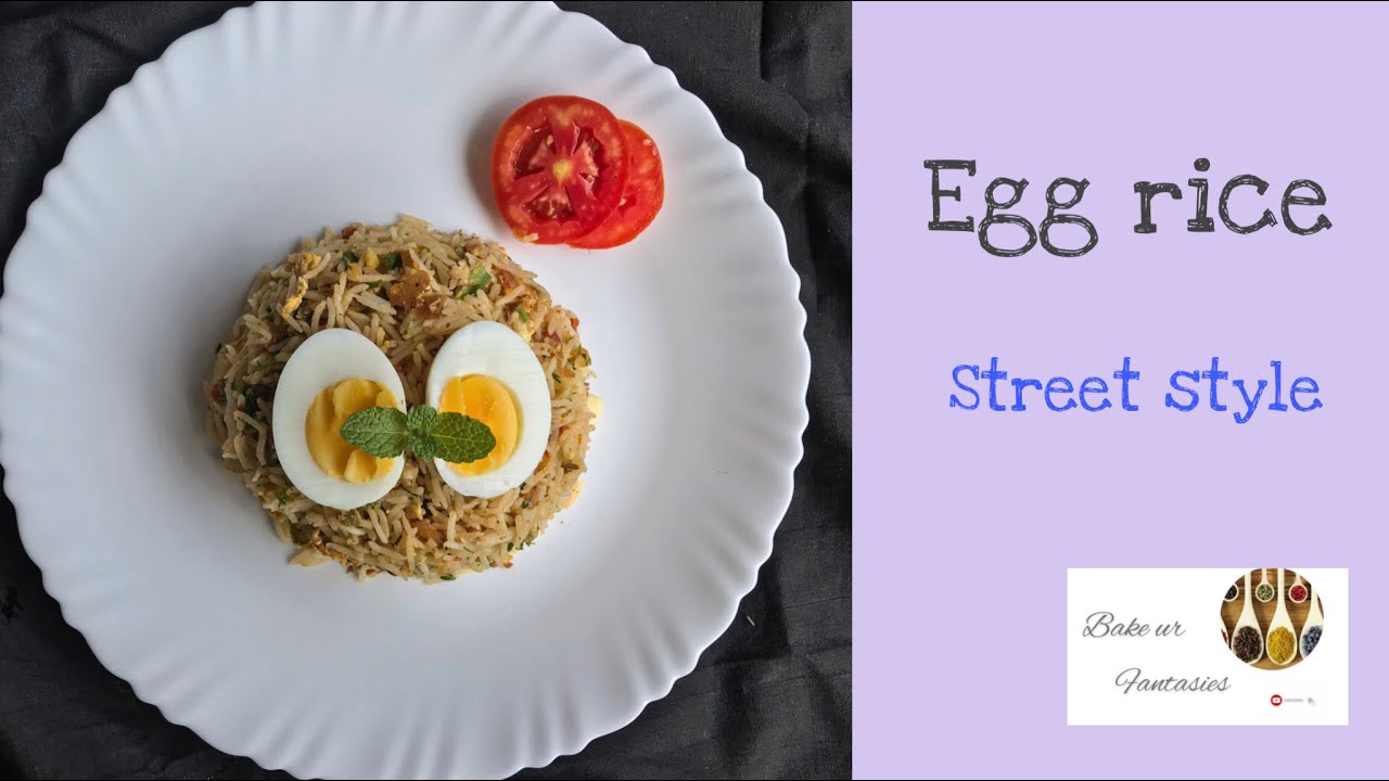 Egg rice | egg tawa pulav | spicy | street syle - YouTube