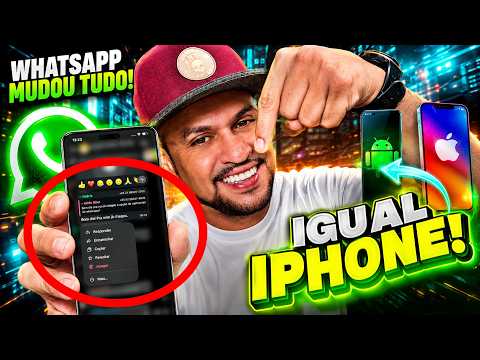 Nova Atualização! WhatsApp do Android igual do iPhone: Nova Interface e Balões de Recursos!