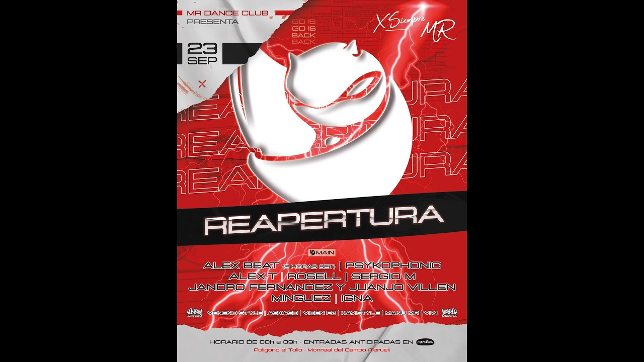 MR DANCE CLUB Live! Reapertura (23-09-2023) Dj Igna - YouTube