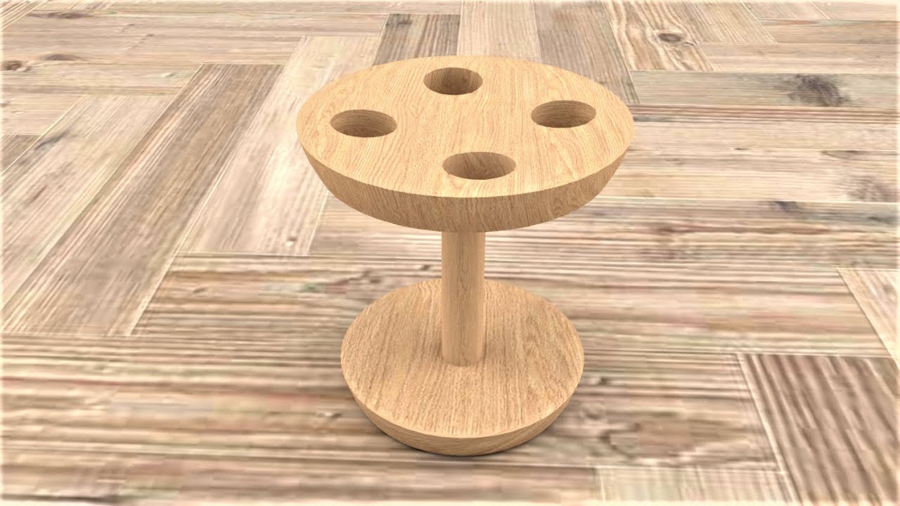 How to make Pen holder in SketchUp - YouTube