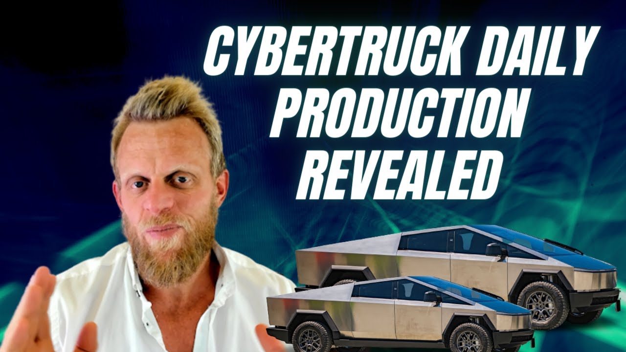 Tesla Cybertruck daily production run rate revealed at Giga Texas - YouTube