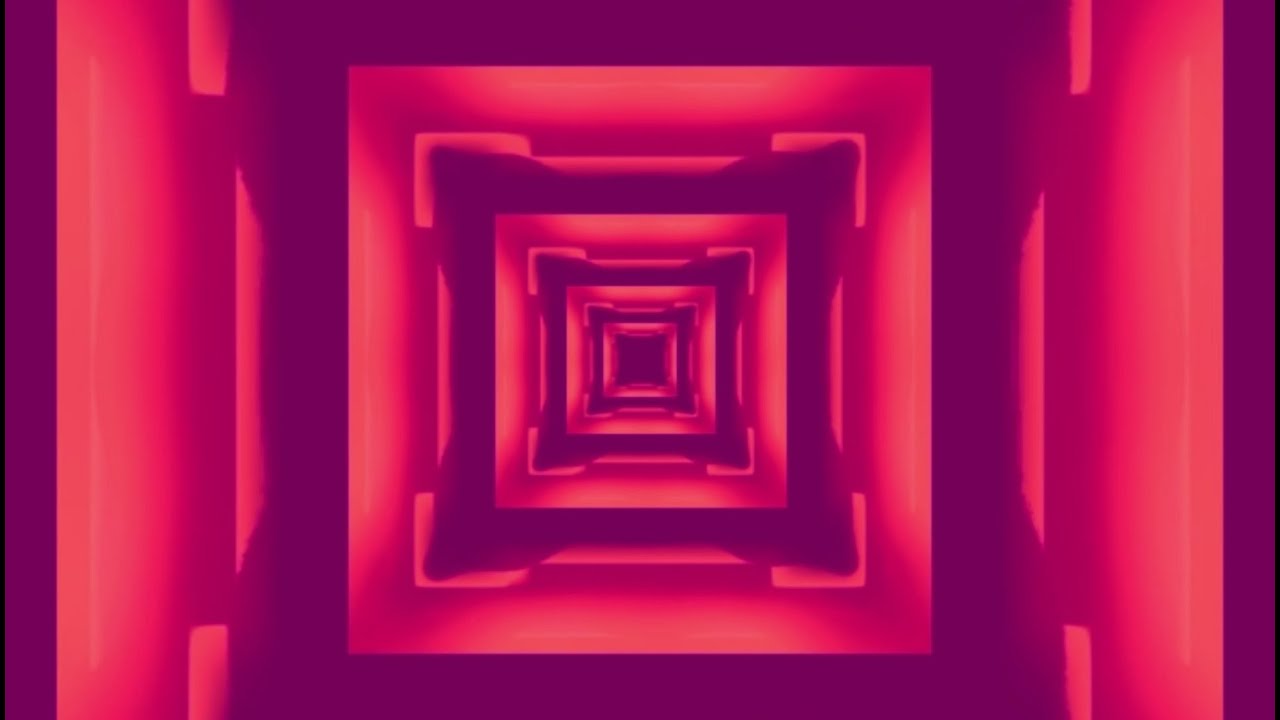 Bright Pink Flashing Flickering Light Effects in Slow Infinite Zoom In Loop TV Screensaver - YouTube