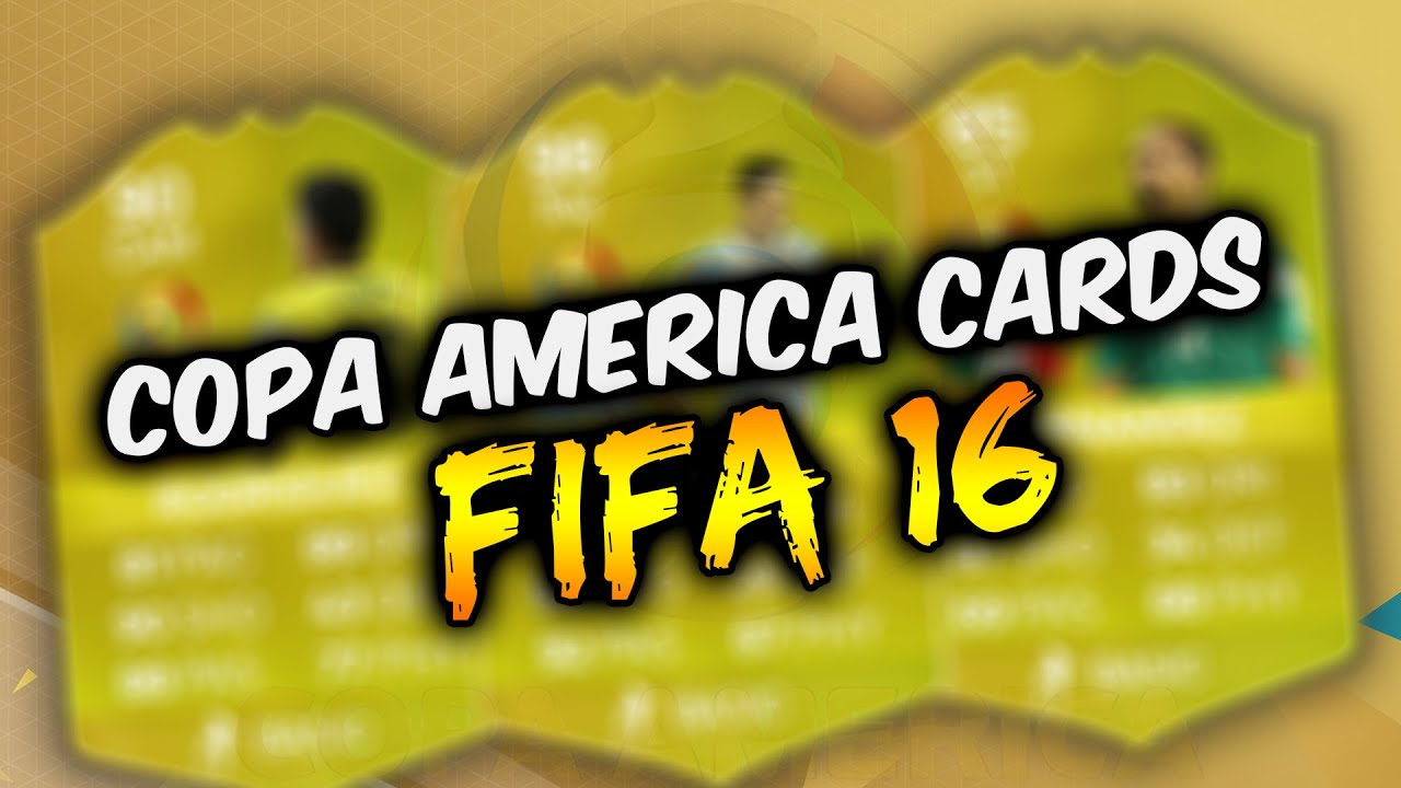 COPA AMERICA CARDS IN FIFA 16!?! - YouTube