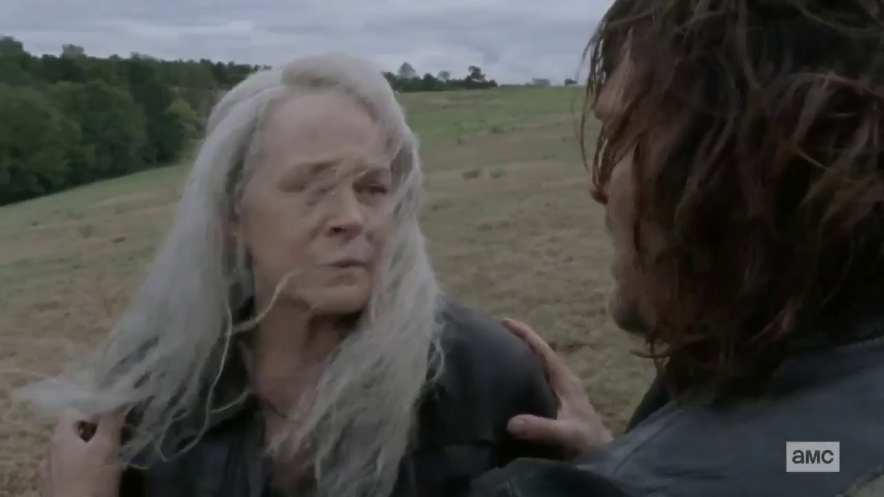 The Walking Dead 9x15 Carol Cries Over Henry’s Death - YouTube