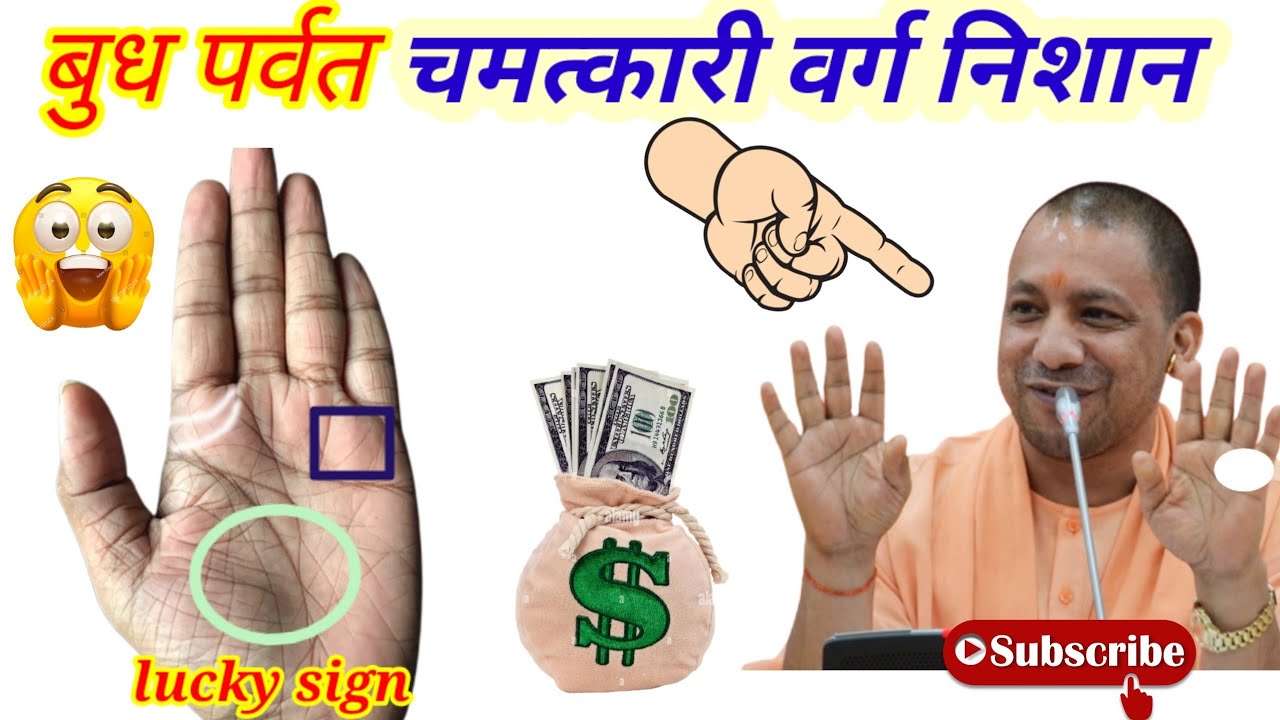 Hath par square ka nishan | square sign on mercury mount | palmistry ...