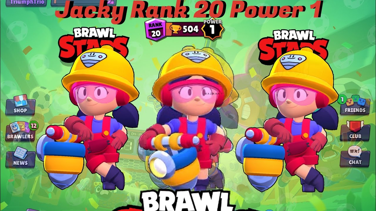 Jacky Tutorial / Tips and Tricks / Power 1 Rank 20 / Brawl Stars ...