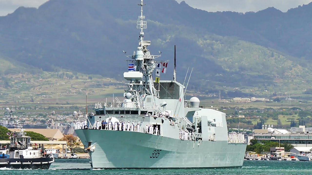 HMCS Calgary Arrives At Pearl Harbor For RIMPAC 2016 - YouTube