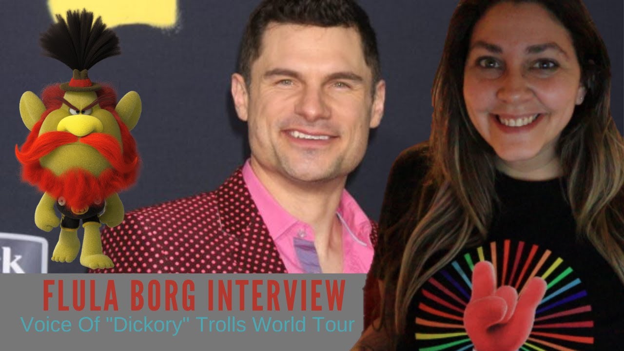 Flula Borg Voice Of "Dickory" Trolls World Tour Interview - YouTube