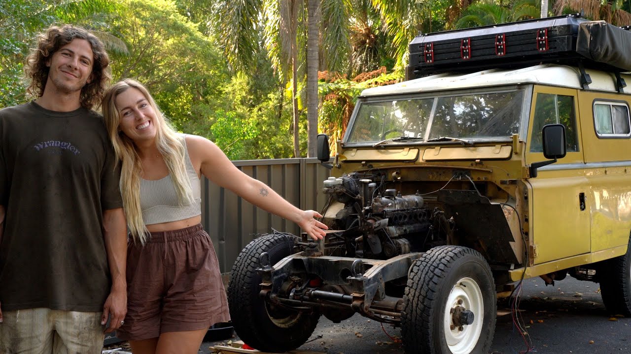 Tearing apart our home on wheels (no going back now) | DIY Land Rover ...