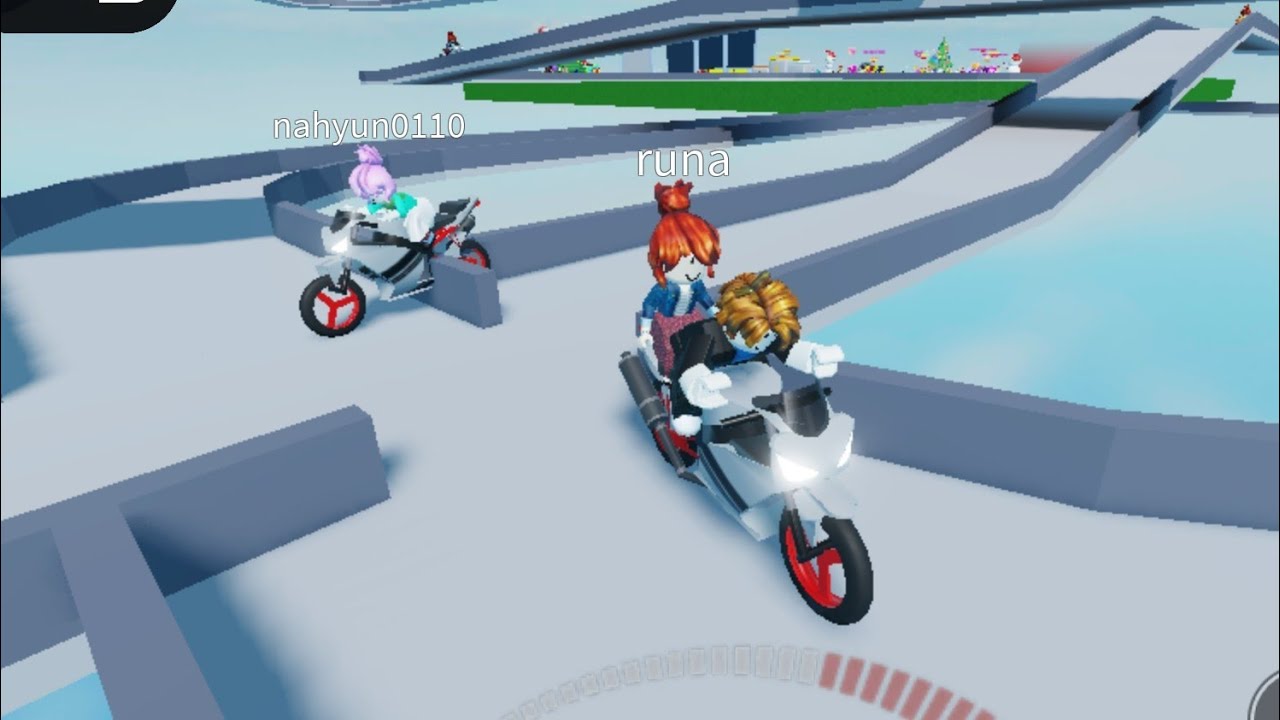 roblox game MOTORCYCLE GANG RACING is fun man - YouTube