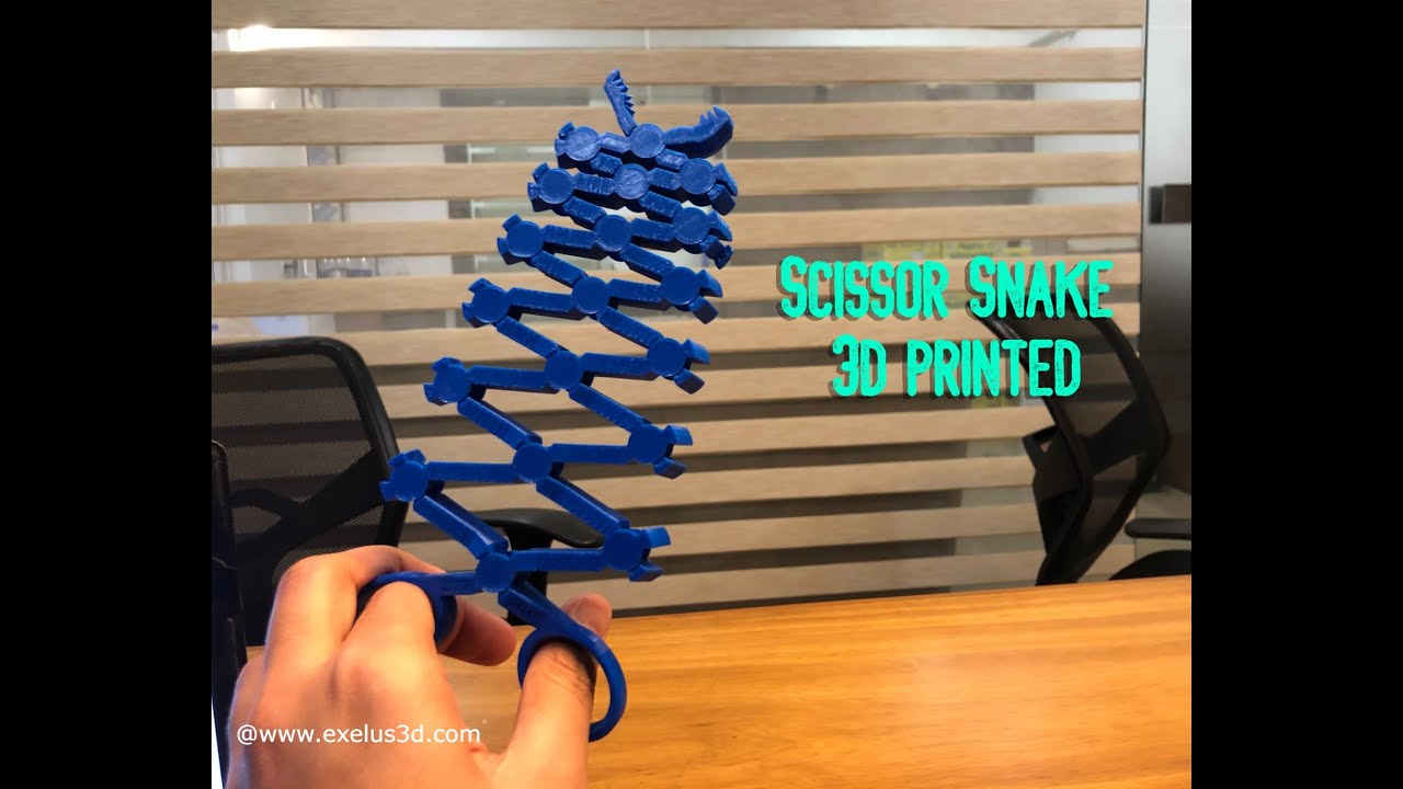 3D Printed Scissor Snake grabber - YouTube
