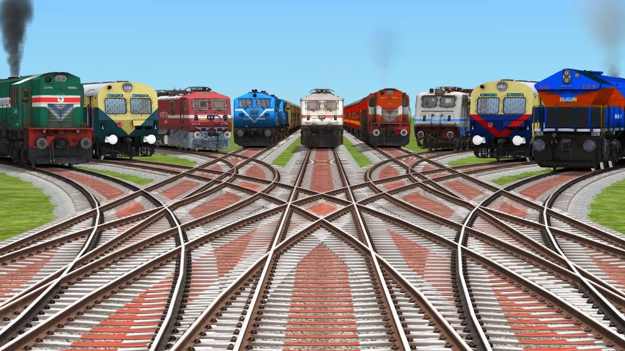 Train Driving videos Indian Railways At Bumpy Railroad Track// train ...
