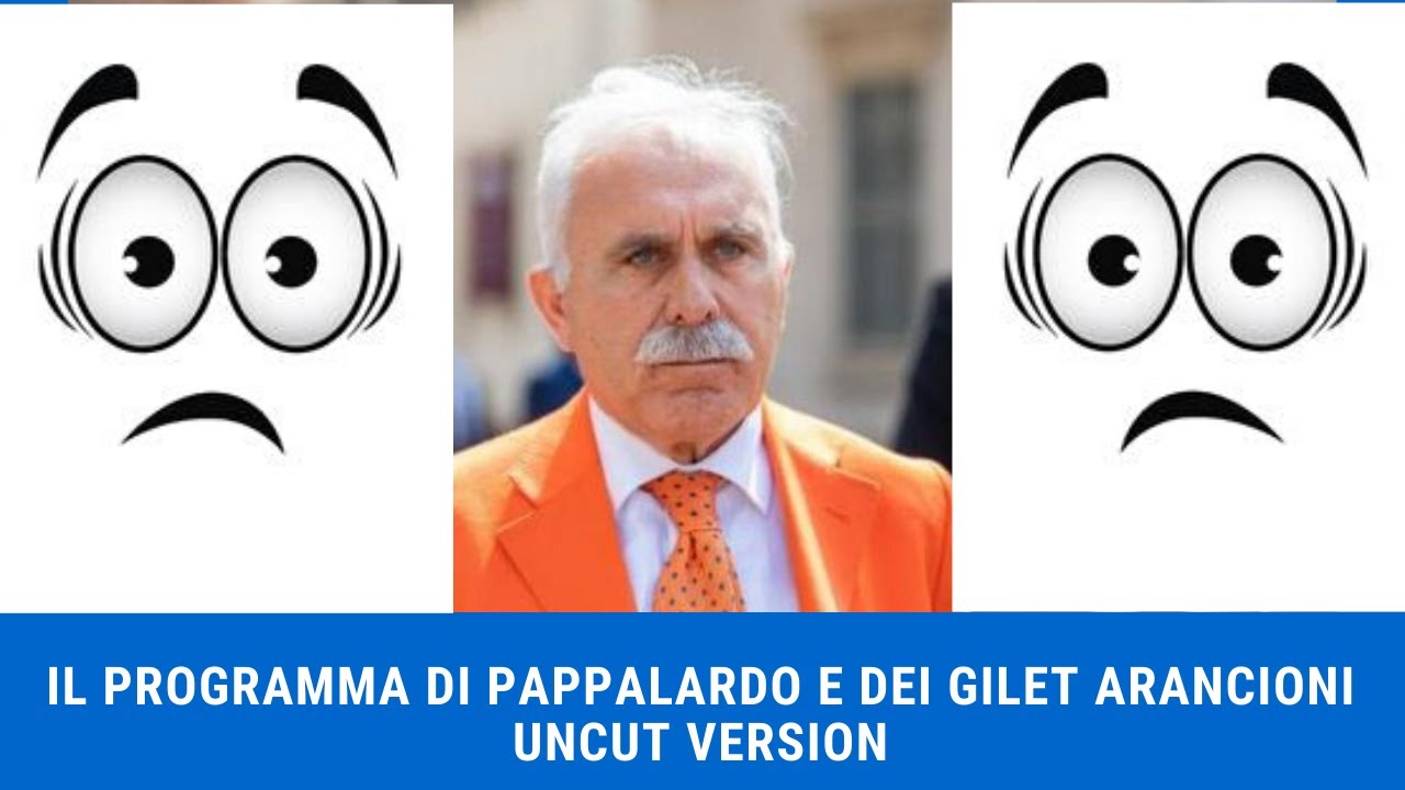 Il Programma del Generale Pappalardo e dei Gilet Arancioni - Spiegato ...