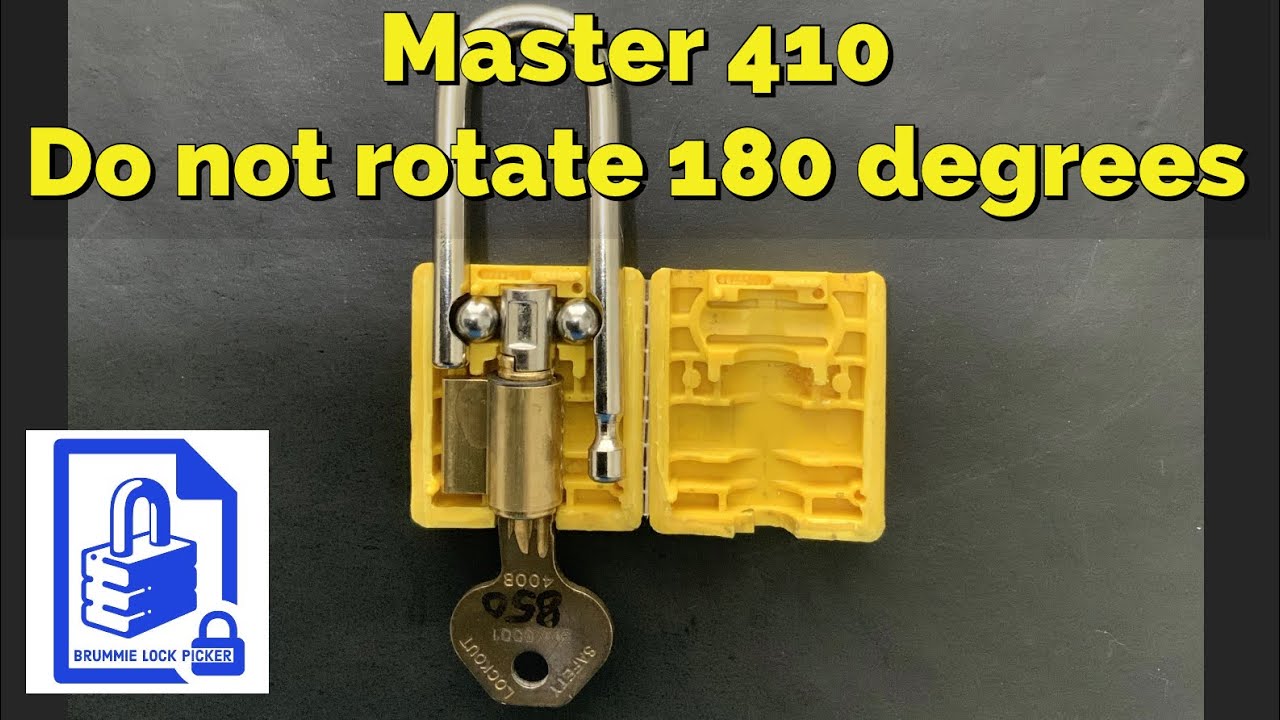 (109) Lock picking for Beginners - Master 410 picked & Cut Open - Do ...