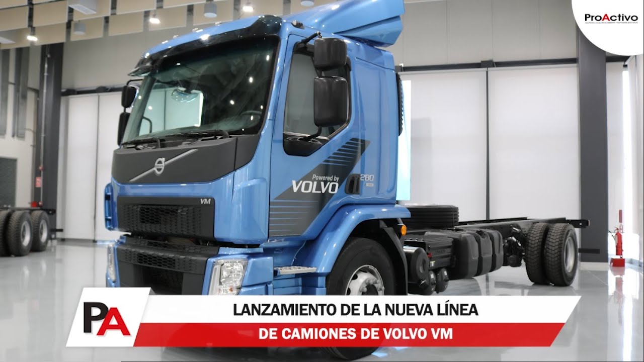 Lanzamiento de la nueva línea de camiones de Volvo VM - YouTube