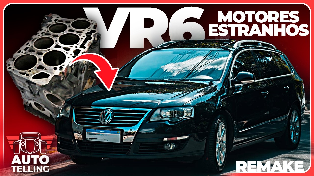 Motores Estranhos da Volkswagen: VR5, VR6, W8, W12 e... W10? | REMAKE ...