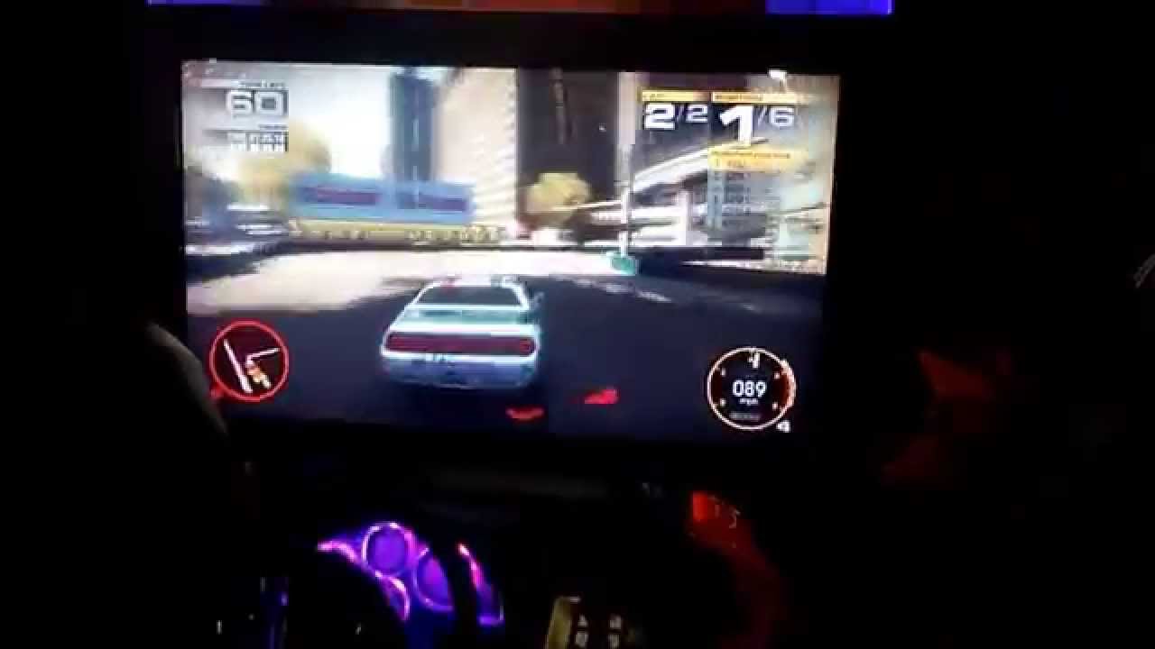 Me playing GRID arcade game at Dave and Busters - YouTube