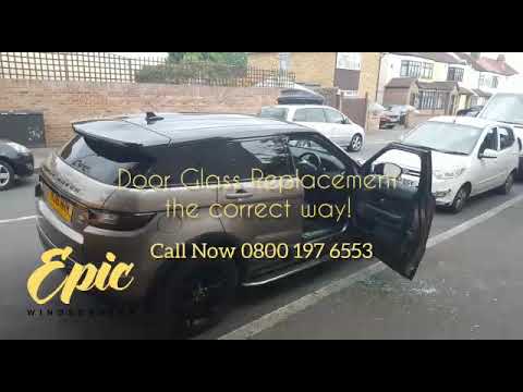 Range Rover Evoque Side Window / Glass Replacement - YouTube