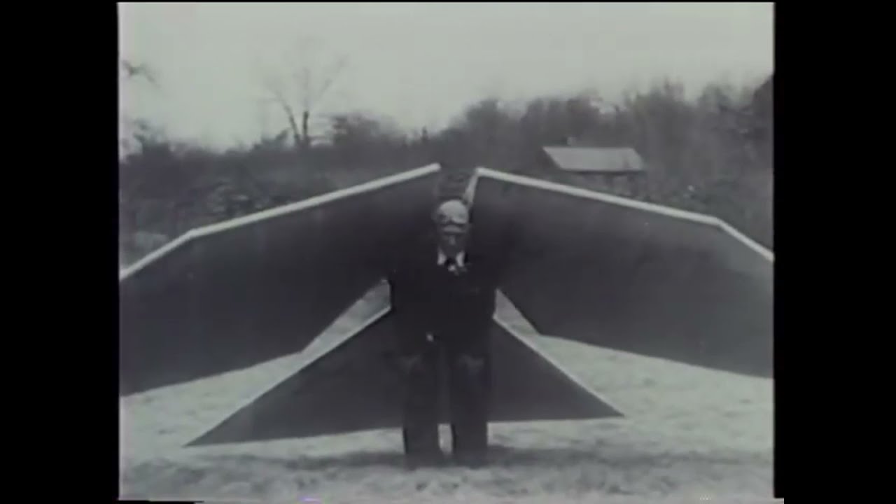 Man's Early Attempts at Flight - Man tries to fly using wings - YouTube