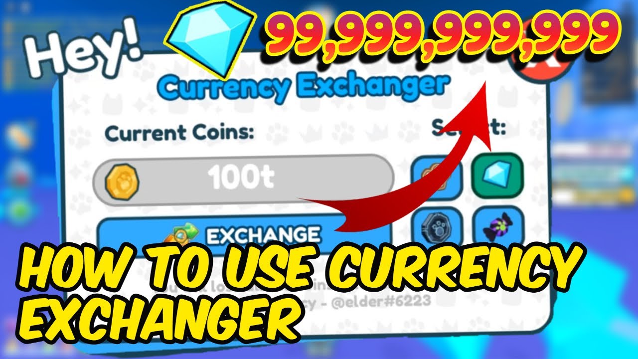 how to use Currency Exchanger in Pet Simulator Z - YouTube