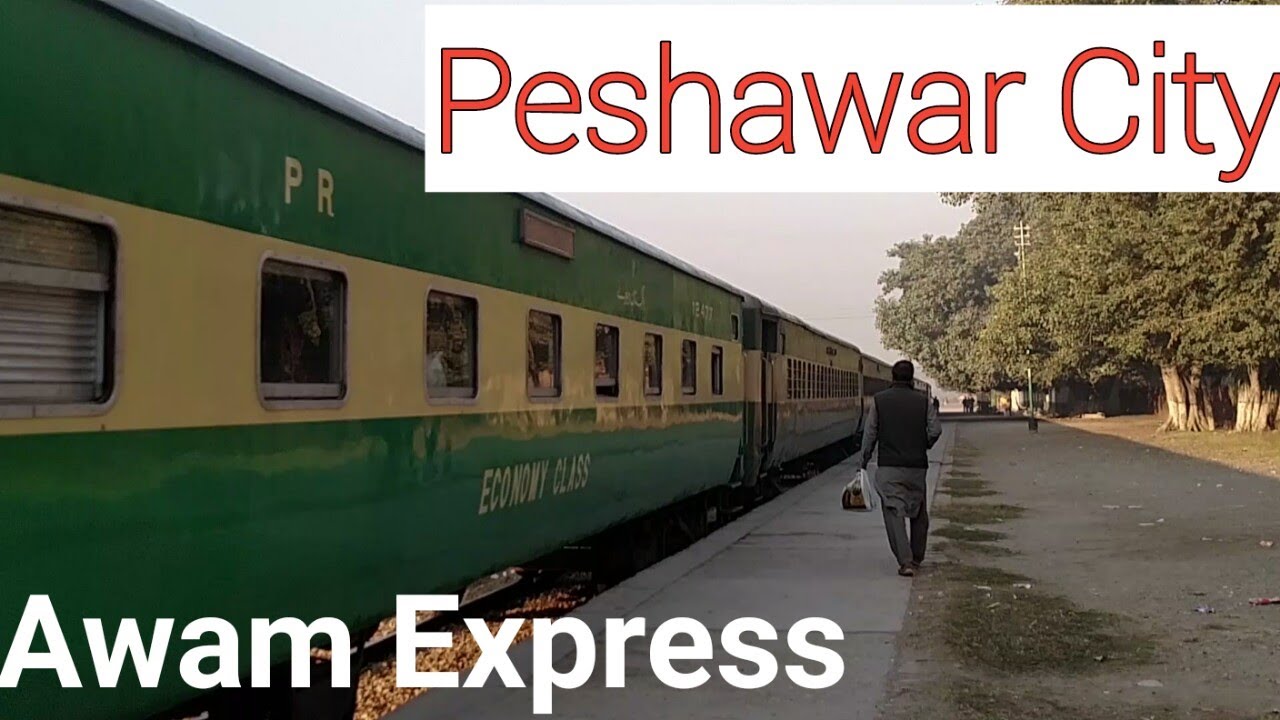 Early morning arrival and departure from Peshawar City Railway Station ...