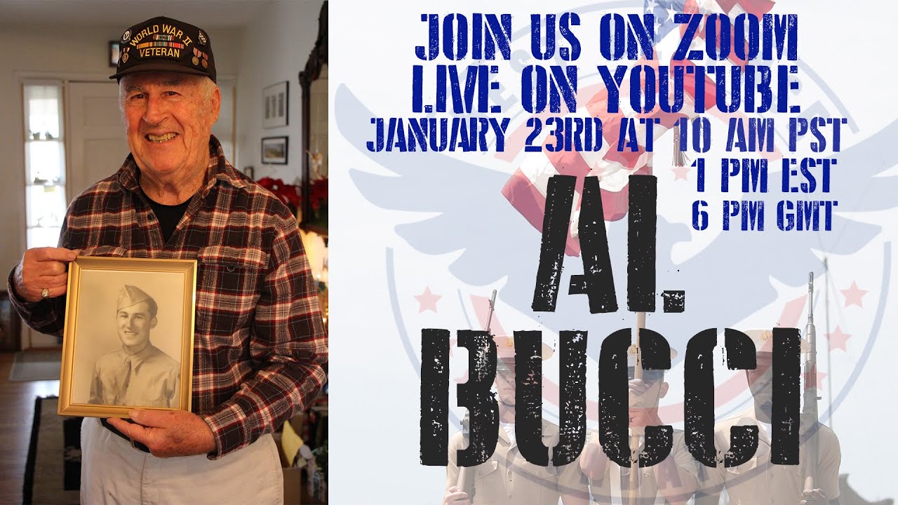 Talk to WWII veteran, Al Bucci, live on Zoom!! - YouTube