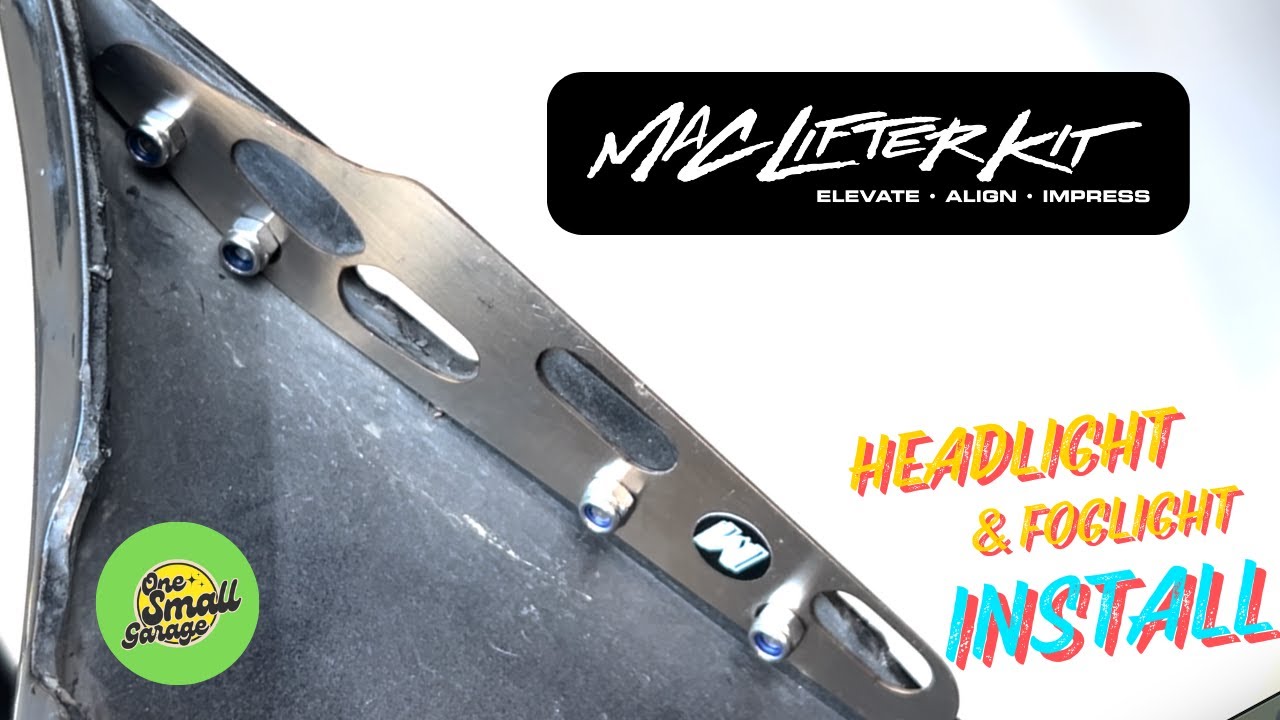 MAC Lifter Kit , Headlight, and Foglight install on the Civic Del Sol ...