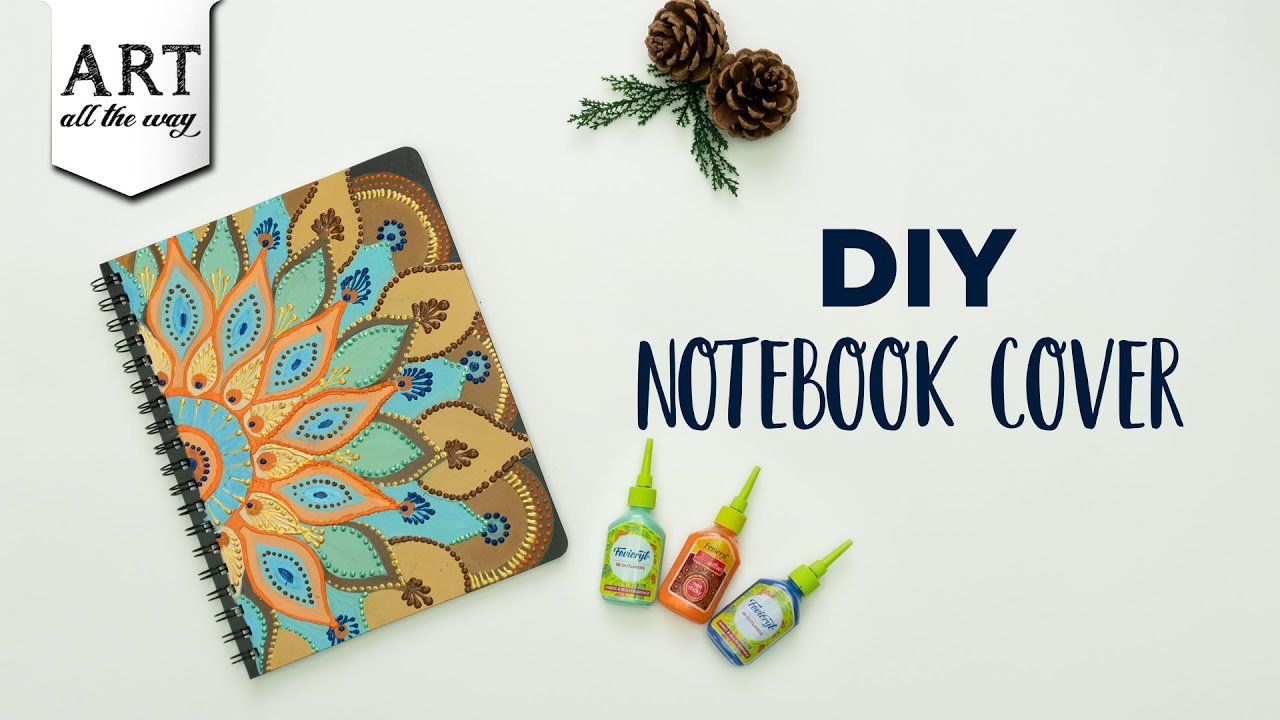 DIY Notebook Cover - YouTube