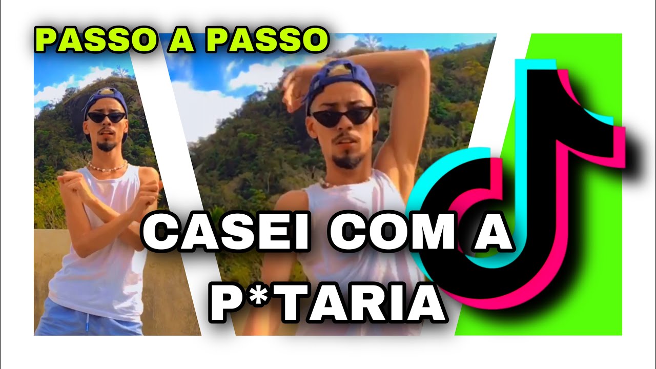 Coreografia de Casei com a Put@ria Tutorial (passo a passo) Dancinha TikTok - YouTube