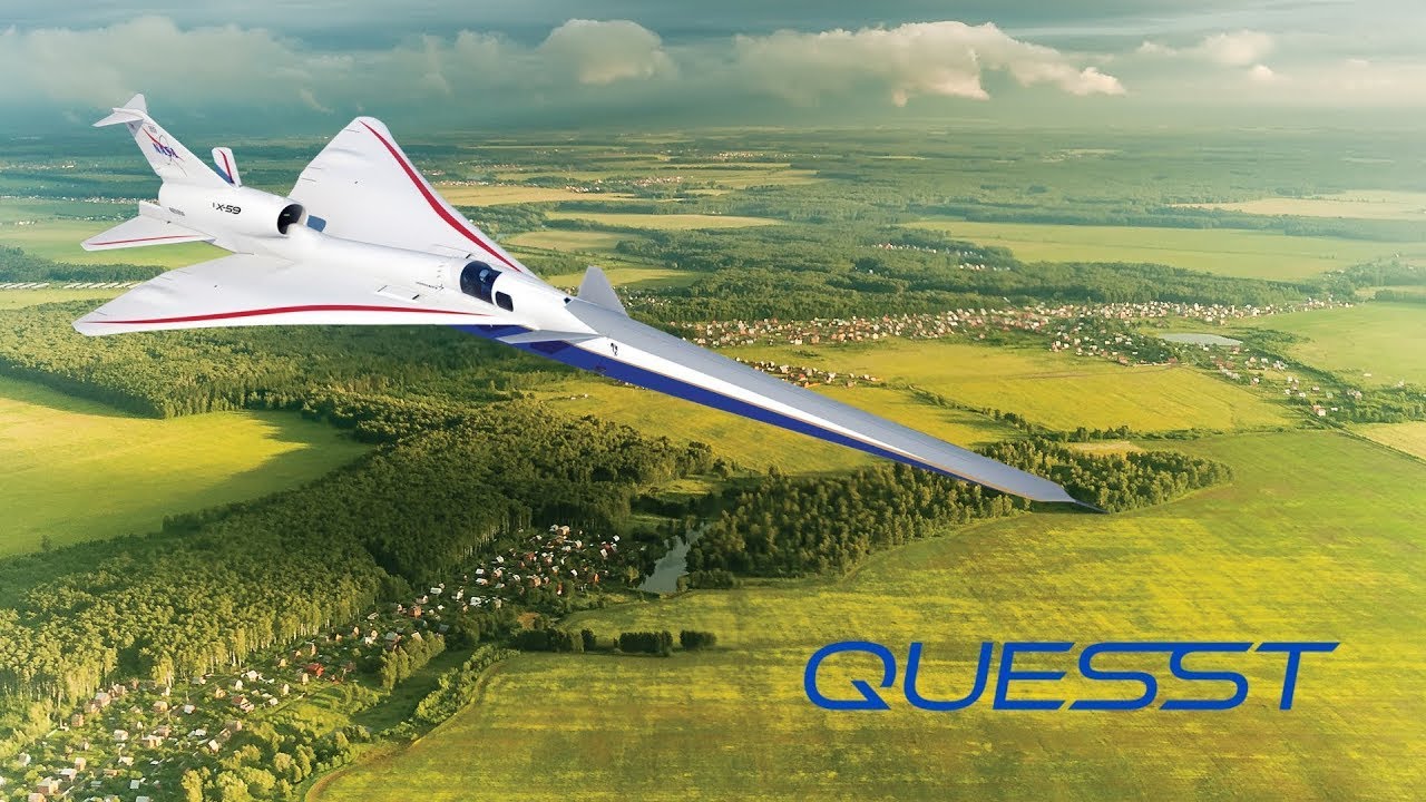 Quesst Plane : Super Sonic Speed Never Sounded So Quiet - YouTube
