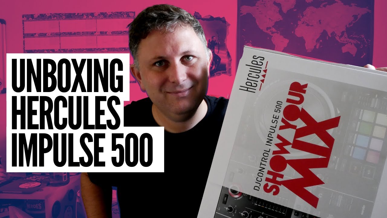 Unboxing & Testing the Hercules Impulse 500 DJ Controller - YouTube