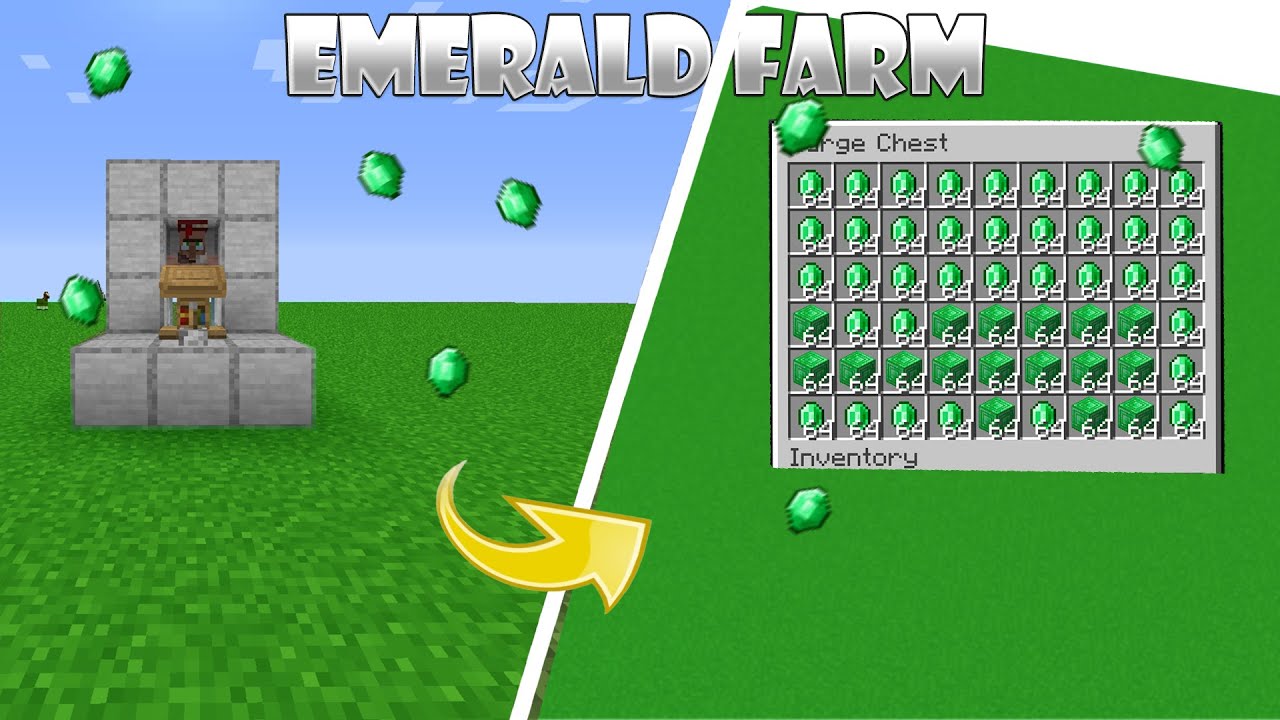 #minecraft INFINITE Emerald Farm! 1.16.5 + 1.19.4 1 Hour AND 64 stack ...