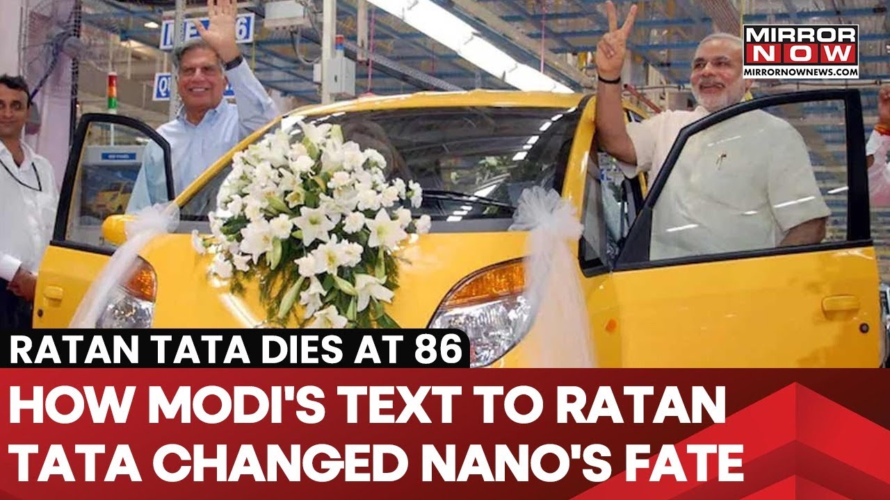 Narendra Modi's One-Word Text To Ratan Tata Changed Nano's Fate? What ...