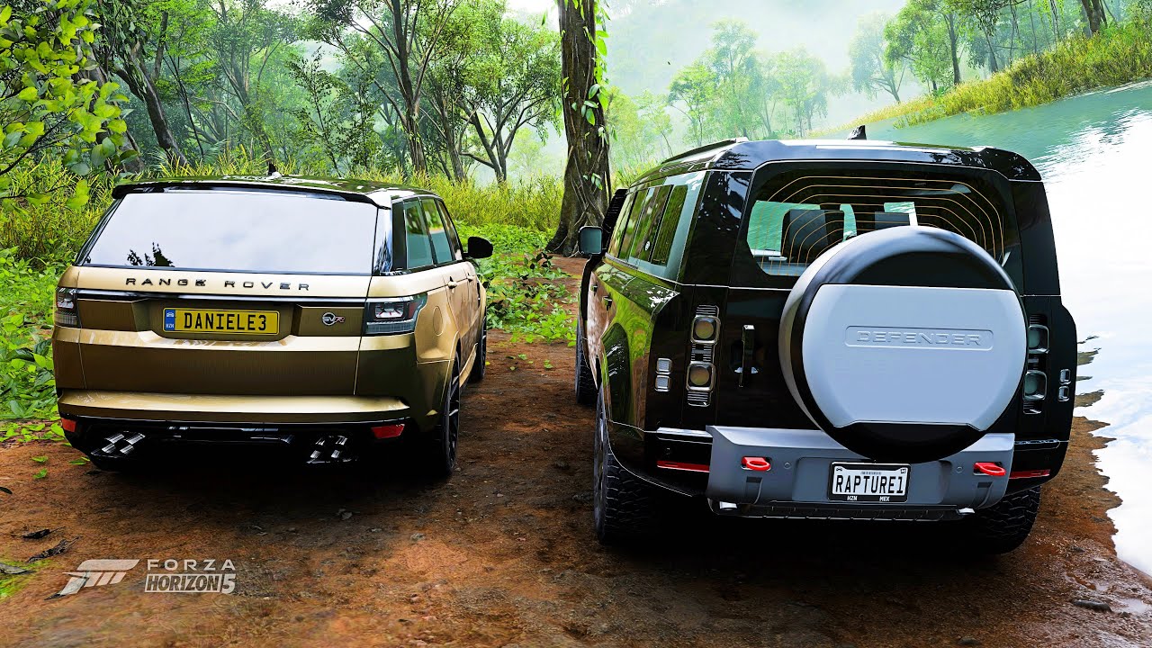 Land Rover Defender & Range Rover Sport | OFFROAD CONVOY | Forza ...