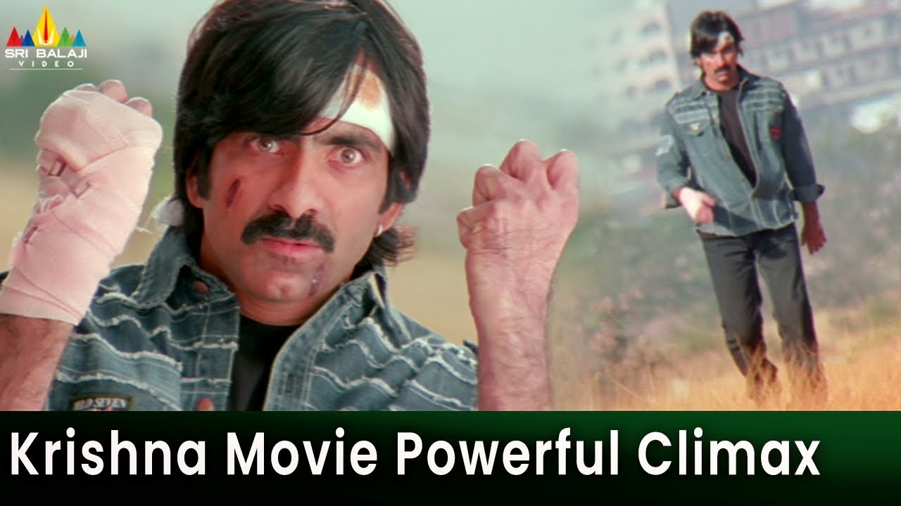 Krishna Movie Powerful Climax | Telugu Movie Scenes | Ravi Teja ...