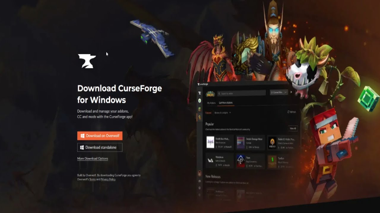 Installing Mods on Curse Forge - YouTube