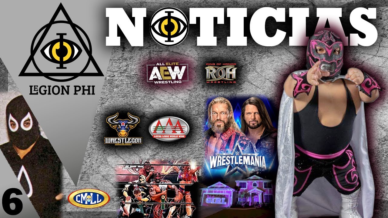 LEGIÓN LUCHA 06 | MicroMan MLW, AEW, CMLL, La EmpresA nuevos campeones ...