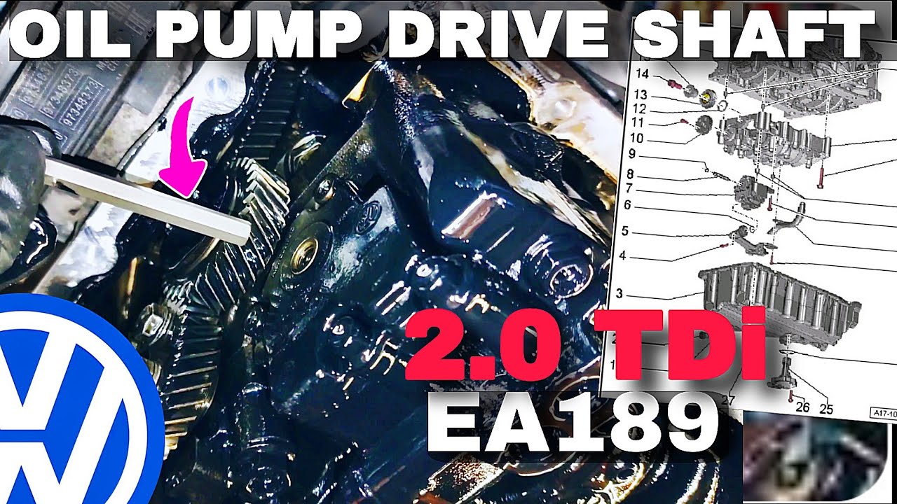 oil pump hex drive replacement | VW Passat B7 2.0 tdi - YouTube