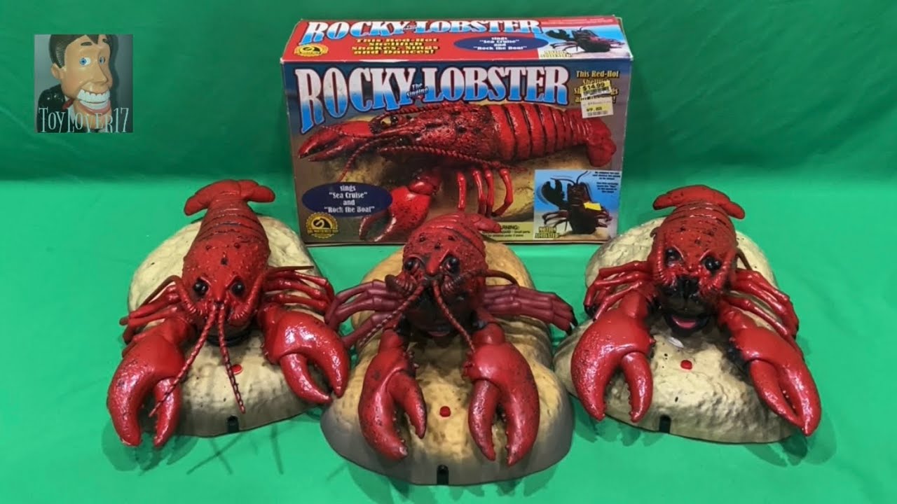 Gemmy 2000 Rocky The Singing Lobster - “Sea Cruise” & “Rock The Boat ...