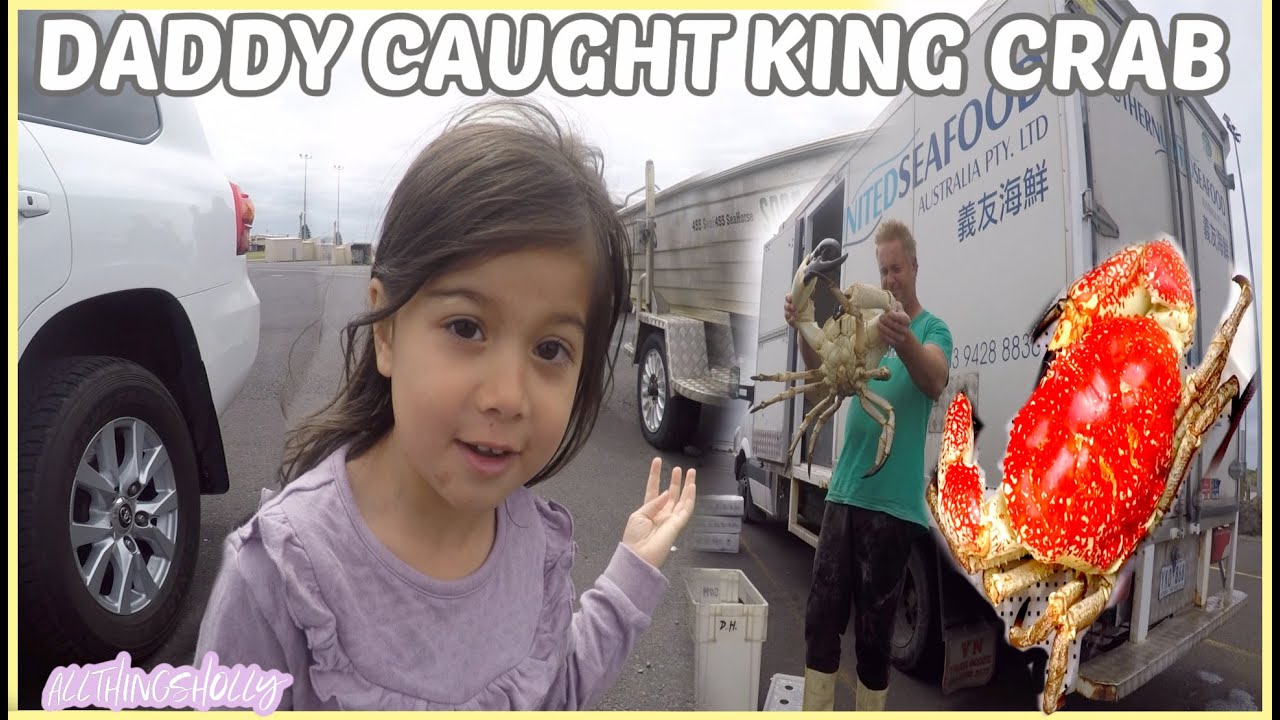 DADDY CAUGHT HUGE KING CRAB FOR MOMMY | LET'S GO AND CHECK THE CRAB ...
