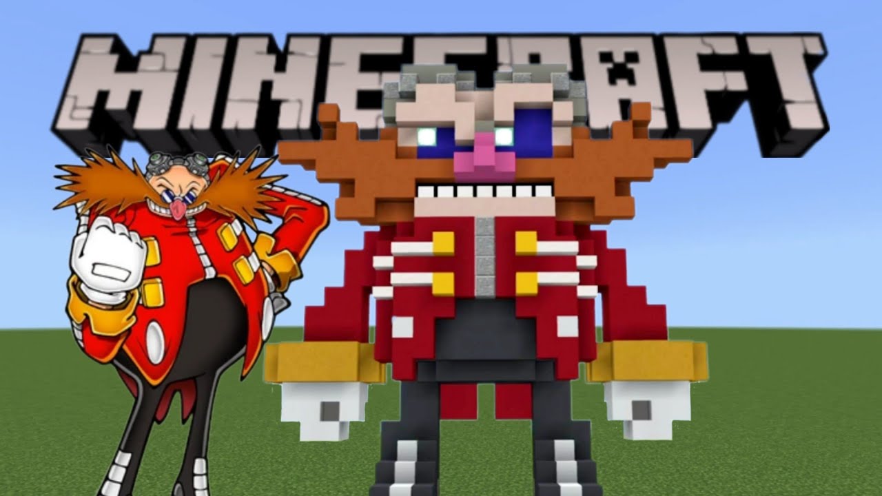 How to build Dr. Eggman Robotnik in Minecraft - YouTube