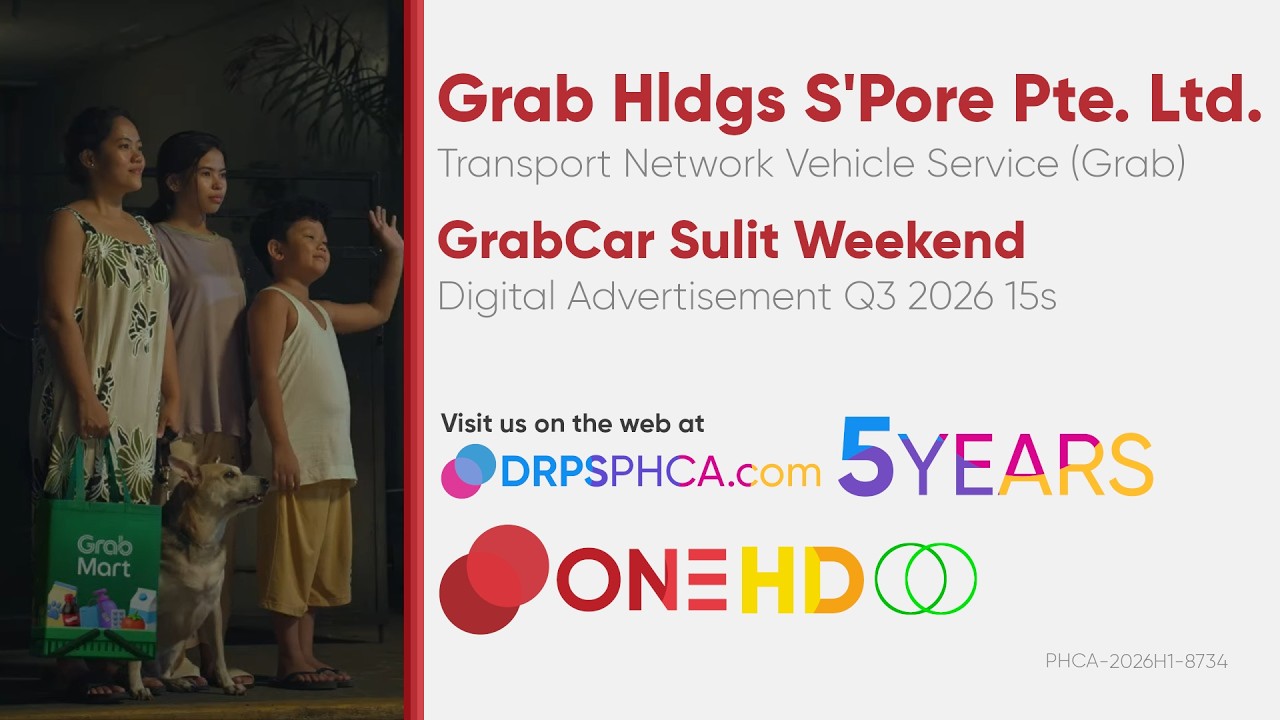 GrabCar Sulit Weekend Digital Ad Q3 2026 15s (Philippines) [HD/ST ...
