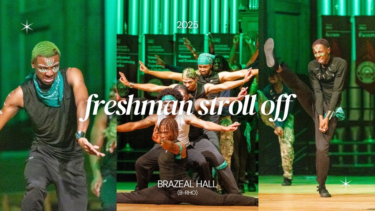 Brazeal Hall Freshman Stroll Off Performance 2025 (+ Promo Videos ...