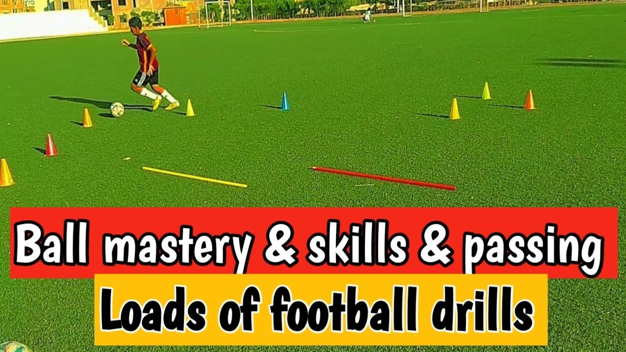 soccer training for developing dribbling ball Mastery skills and ...