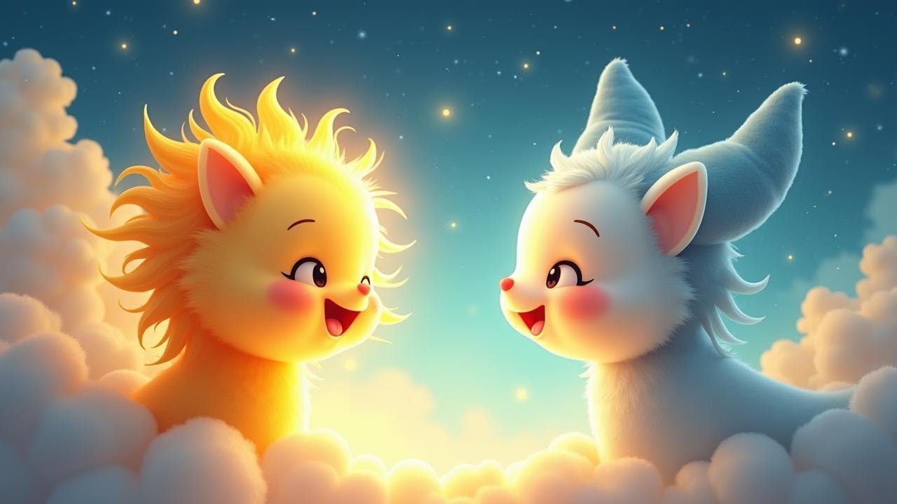 Sunny and Moon: Magical Friendship and Fun Games | Cute Animated Story ...