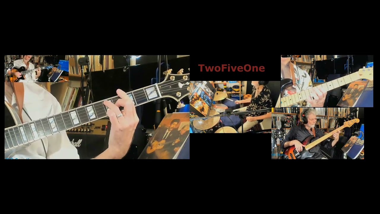 Two Five One - Chord Progression on Guitar - YouTube